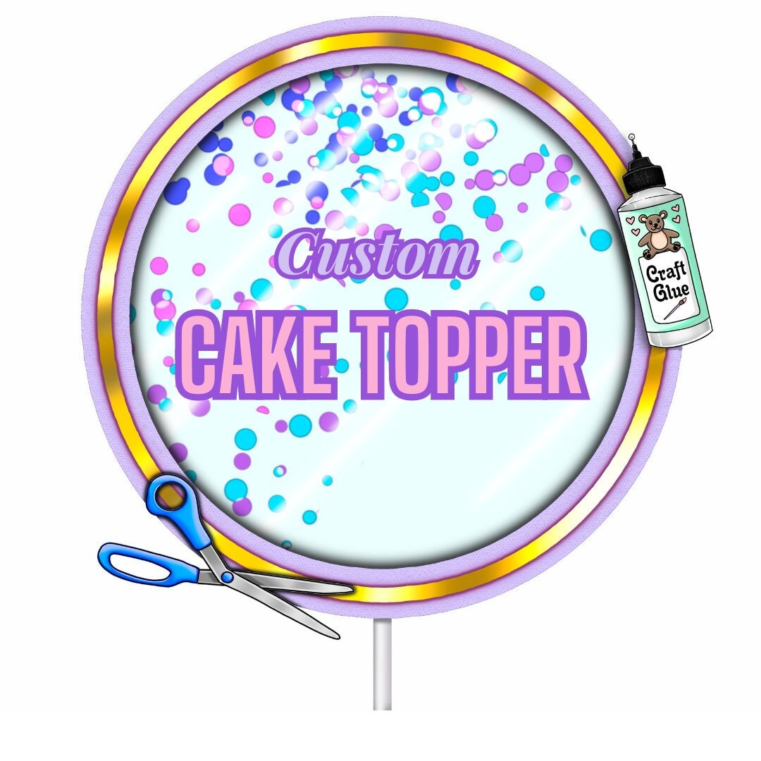 Custom Cake Topper - Etsy