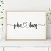 Printable Couple Names, Anniversary, Birthday Gift, Personalized ...