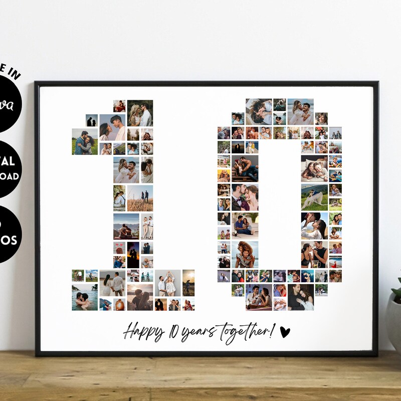 Erstaunlich 10 Jahre Beziehung Geschenk Fotos