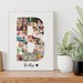 EDITABLE Letter B Custom Baby Name Template, Initial Photo Collage ...