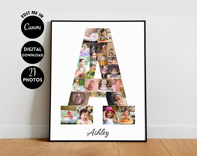 3D Picture Frame Photo Letter Collage Gift, Children's, College Dorm ...