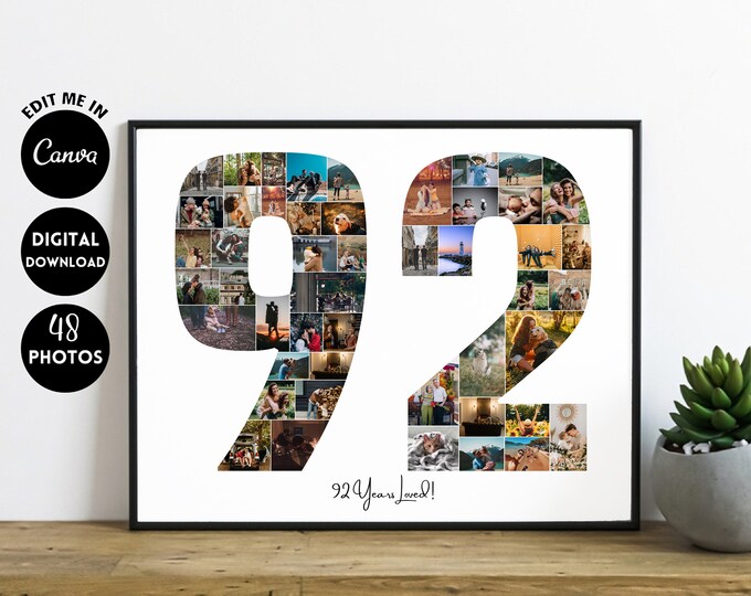 Retro 80s Photo Collage Kit - Etsy Australia