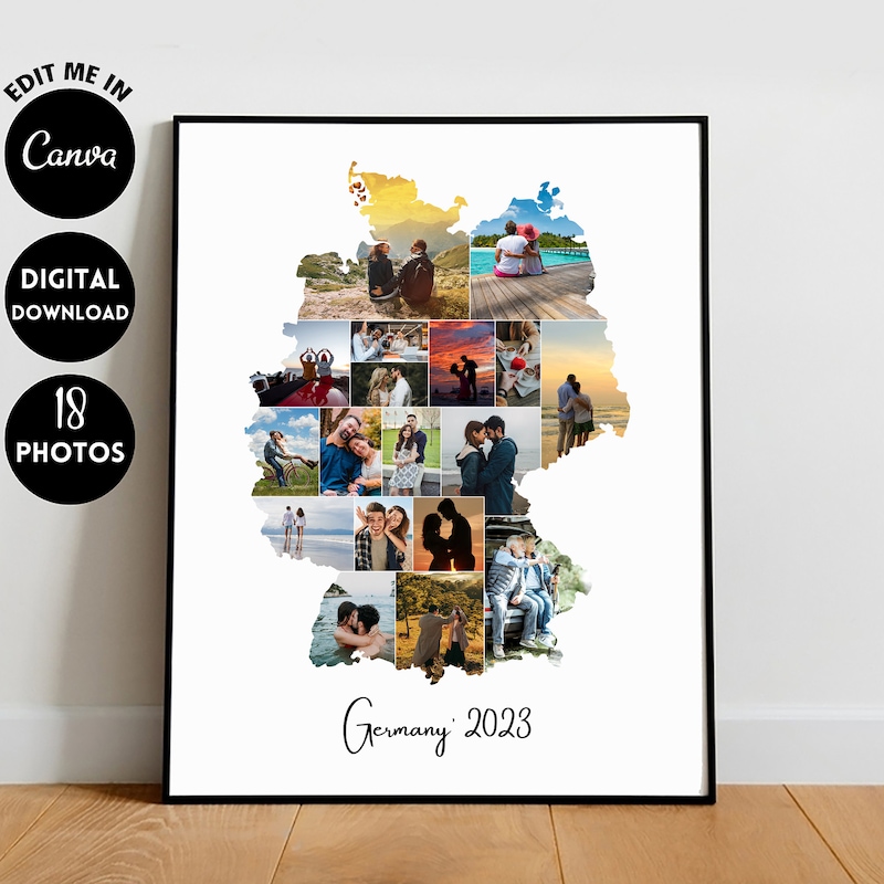 State Photo Collage - Etsy