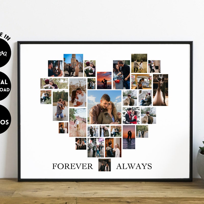 Heart Collage - Etsy