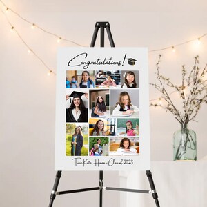 DIGITAL Custom 11 Photos Graduation Class of 2025 Photo Collage ...