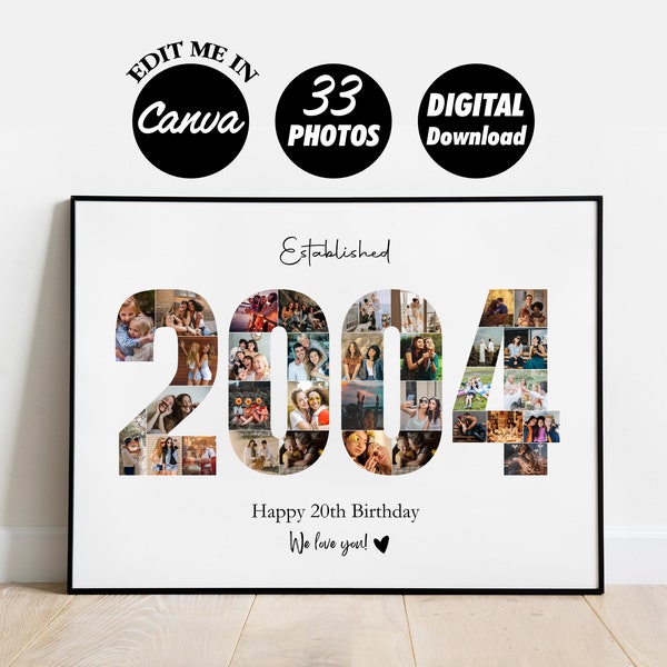 20 Years Photo Anniversary - Etsy