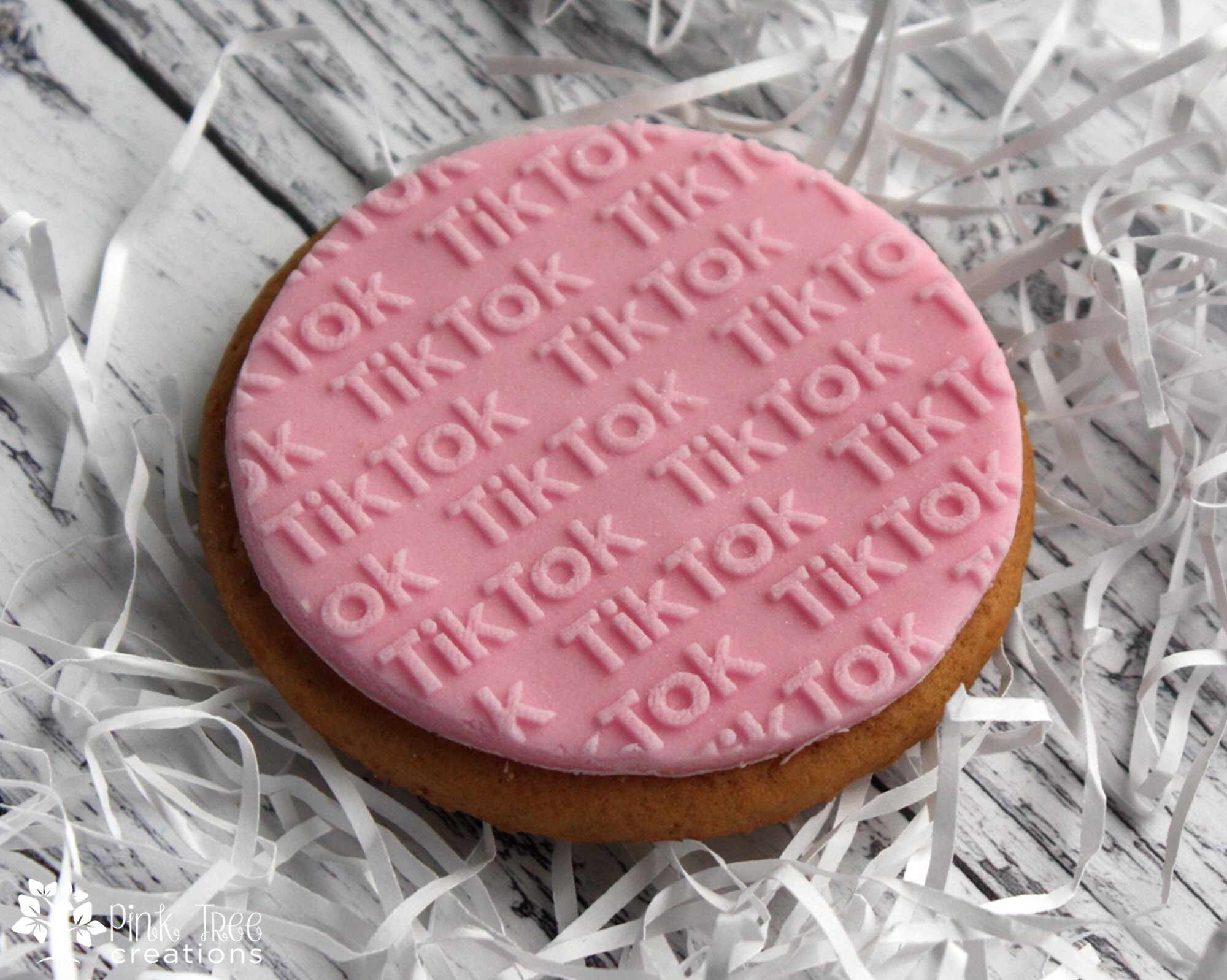 Tik Tok Word Pattern Embosser/Debosser Stamp Cookie Cutter | Etsy