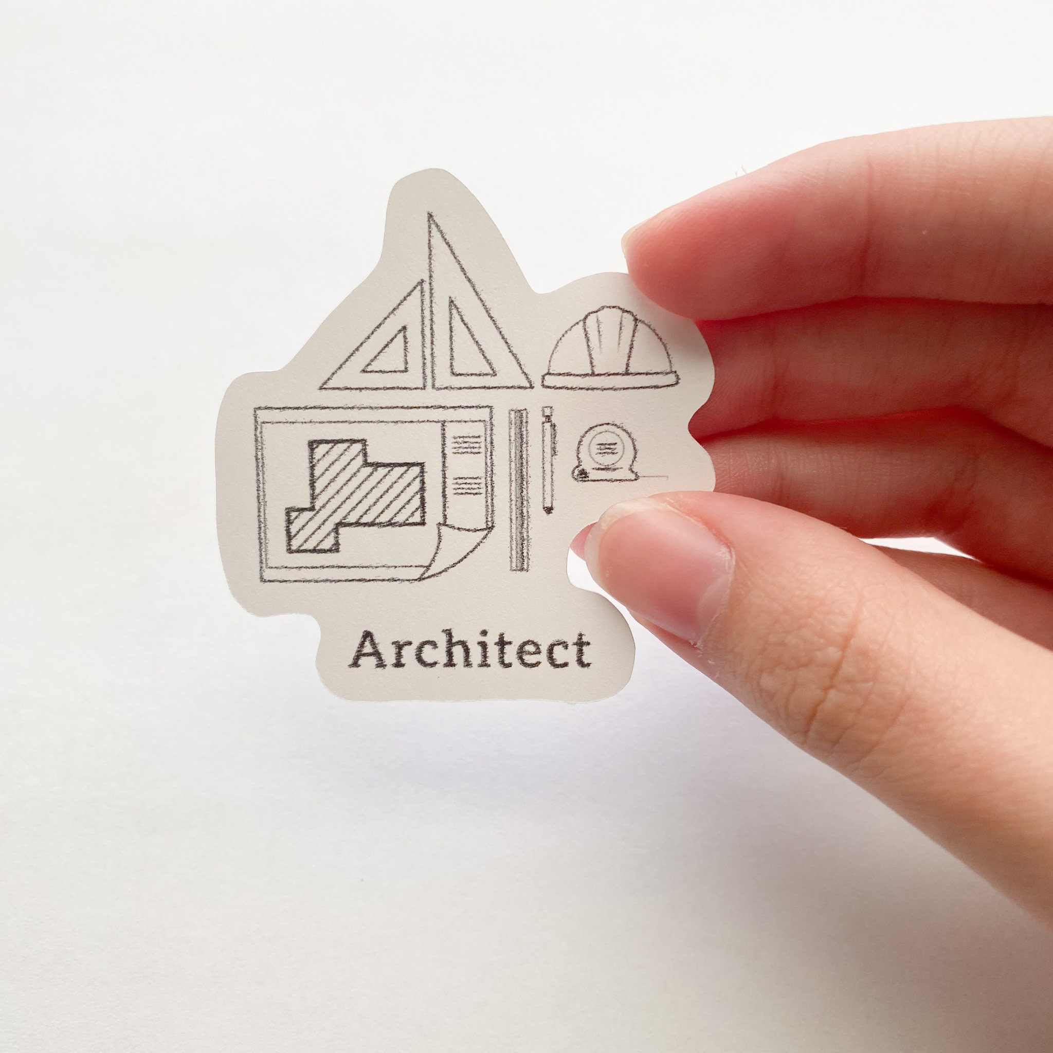 Architect Sticker Architecture Sticker Draftsman Sticker - Etsy