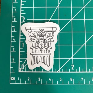 Architecture Sticker | Ancient Greek Column Stickers | Ionic Doric ...
