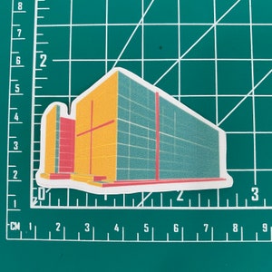 Bundle of Colorful Architecture Stickers | Buildings Stickers | - Etsy