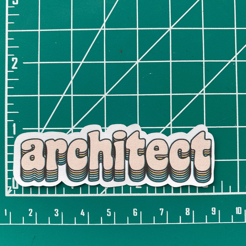 Architect Sticker Architecture Sticker - Etsy