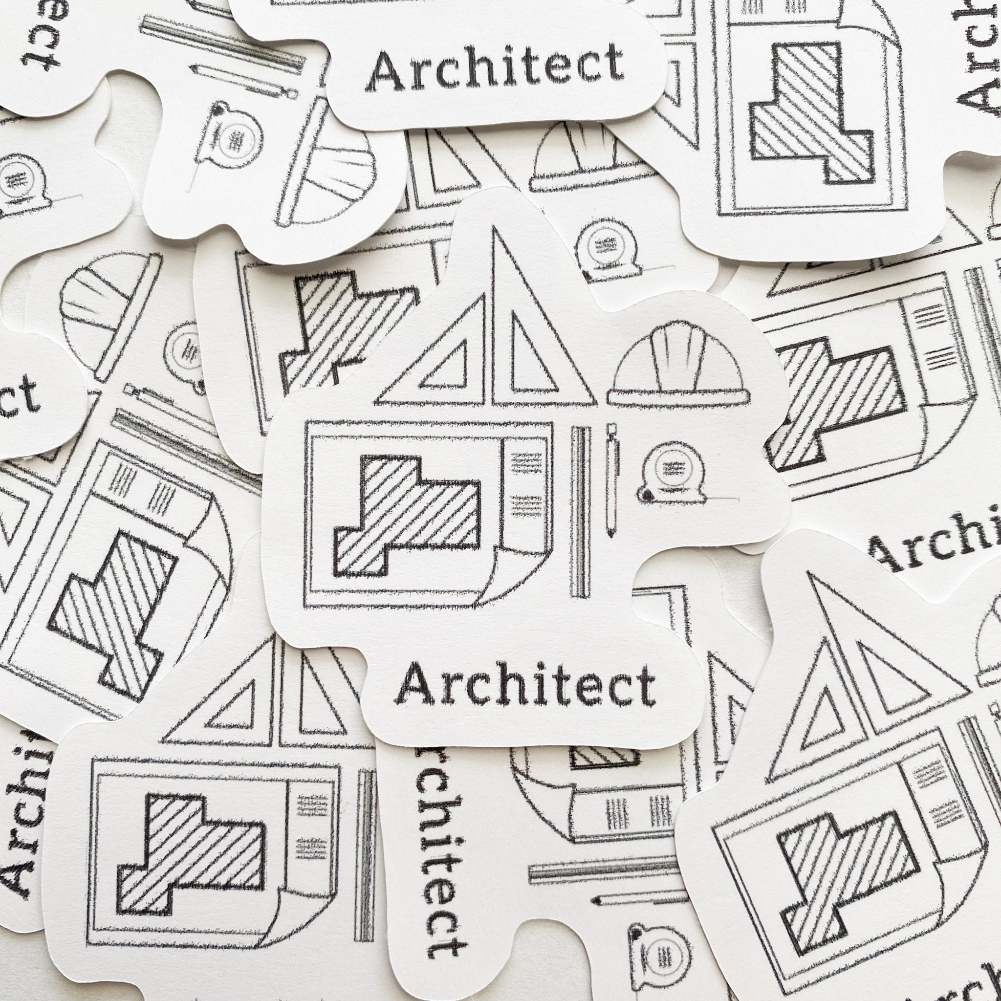 Architect Sticker Architecture Sticker Draftsman Sticker - Etsy