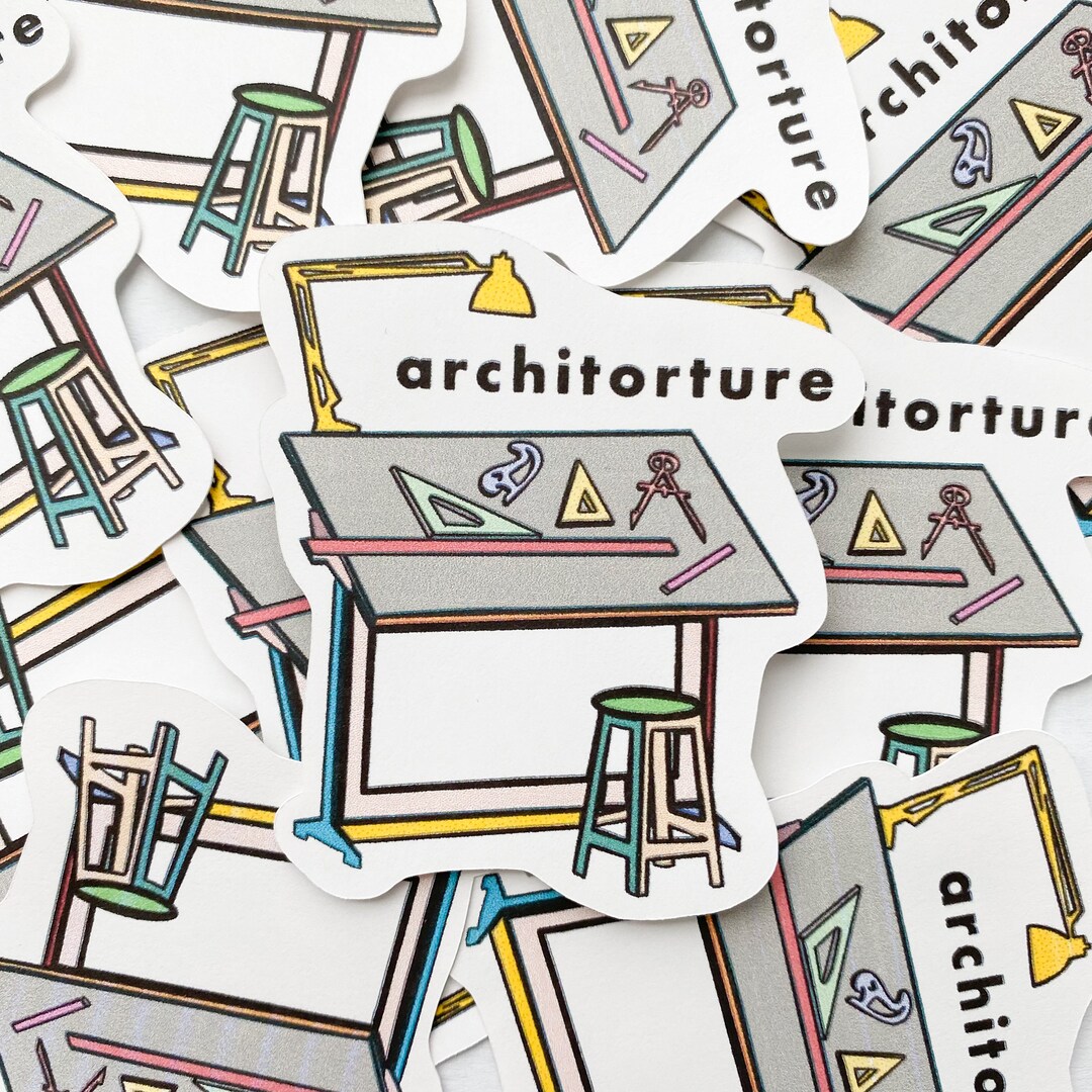 Architorture Sticker | Architecture School | Architect - Etsy