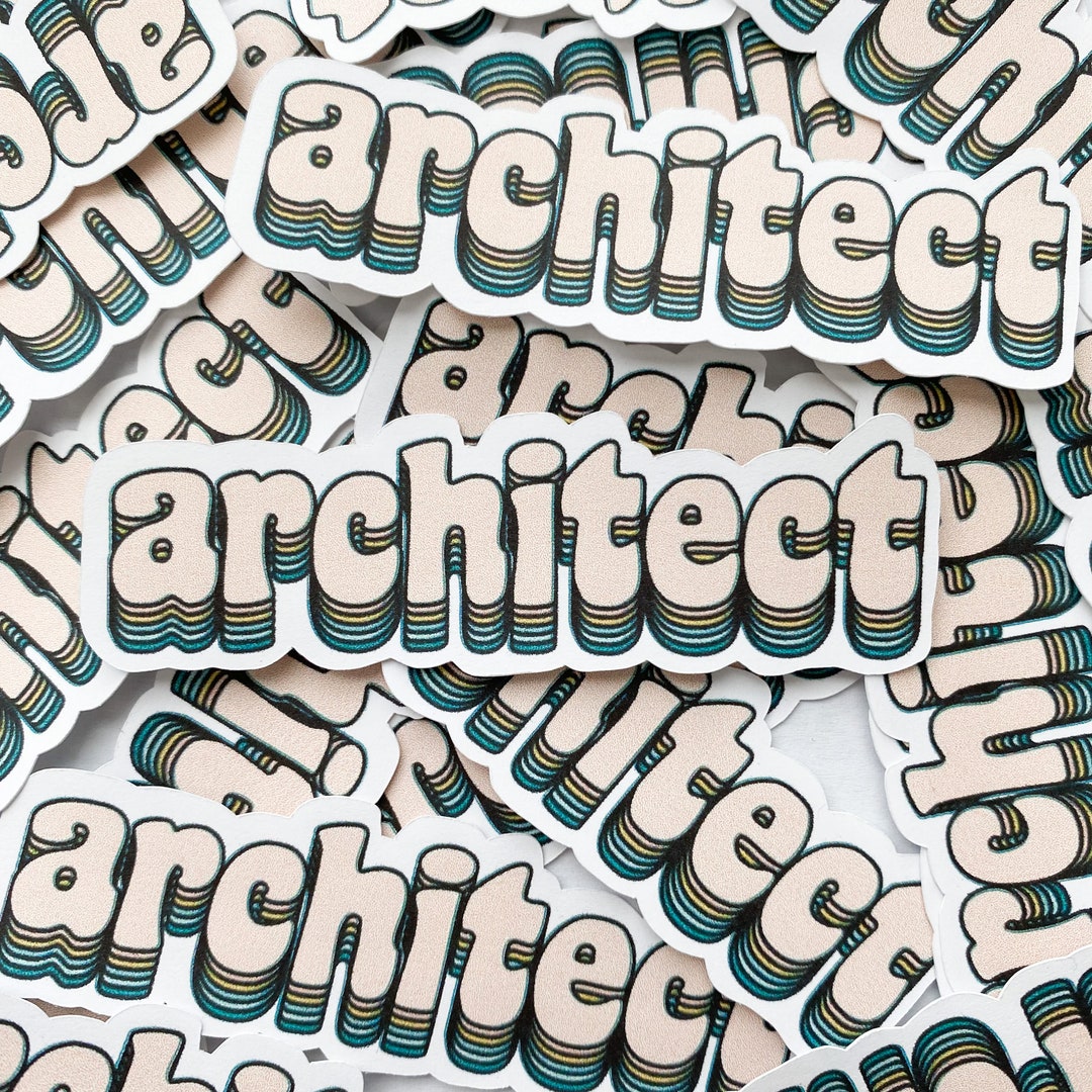 Architect Sticker | Architecture Sticker - Etsy