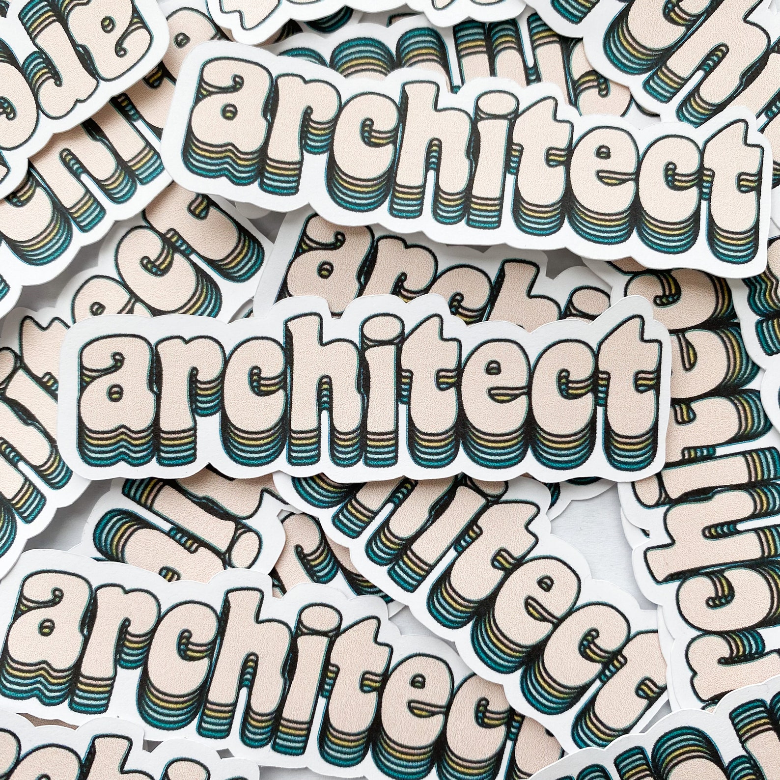 Architect Sticker Architecture Sticker - Etsy