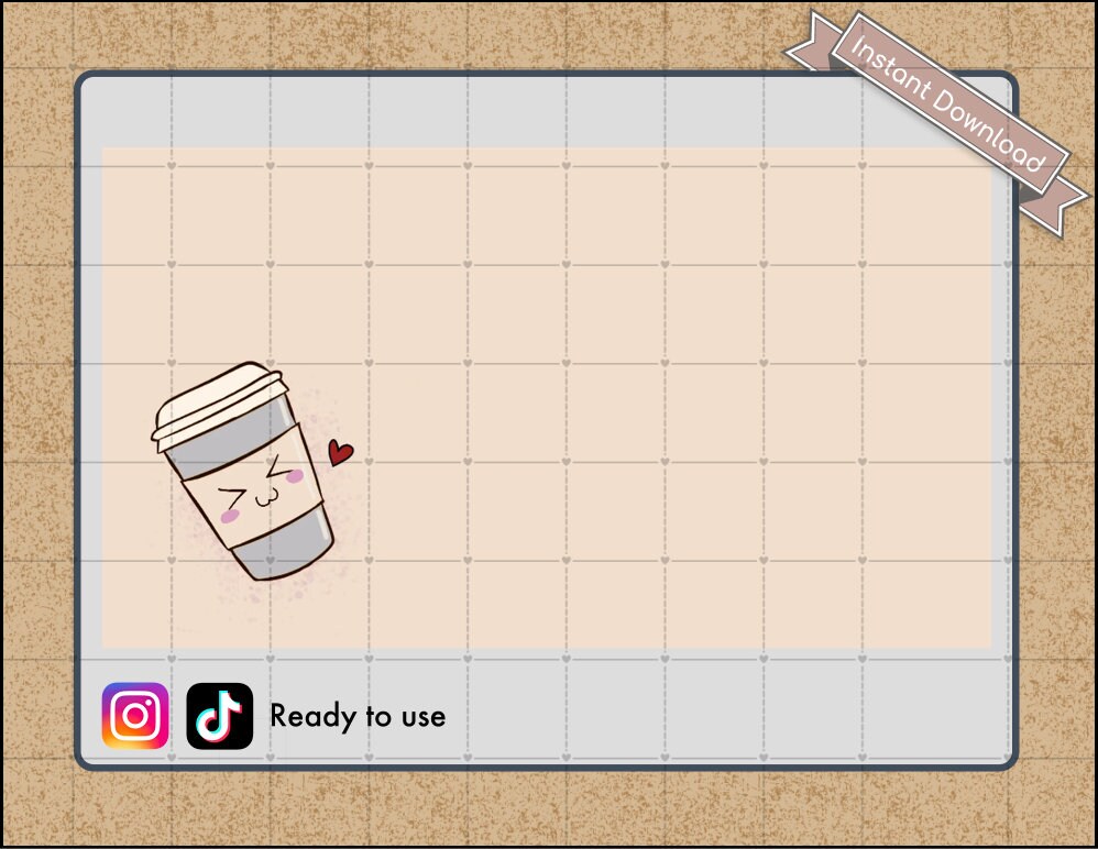 Coffee Break Screen Streamer Animated Twitch Instant - Etsy