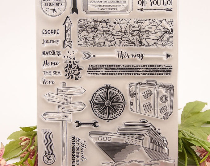 World Map Clear Stamp/earth Rubber Stamp/continents Clear Transparent ...