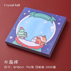 Christmas Sticky Notes, Christmas Snowman Sticky Tabs, Santa Claus Post ...