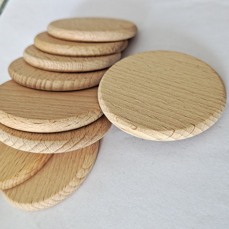 10 Pcs Wood Circle Disc for Home Decoration Size - Etsy