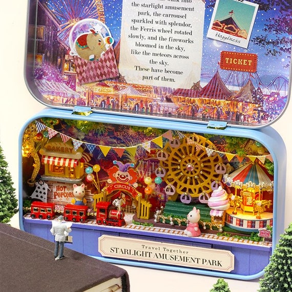DIY Miniature Dollhouse Tin Box Theatre Starlight Amusement - Etsy