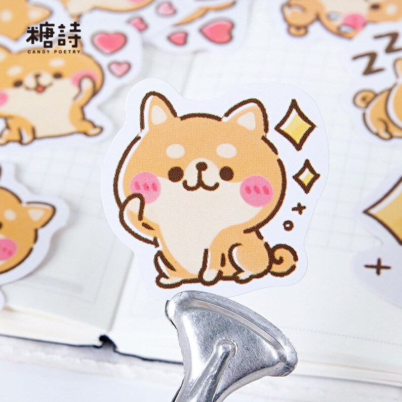 45 Pcs Cut Dog Stickers Paper Stickers Planner Stickers | Etsy
