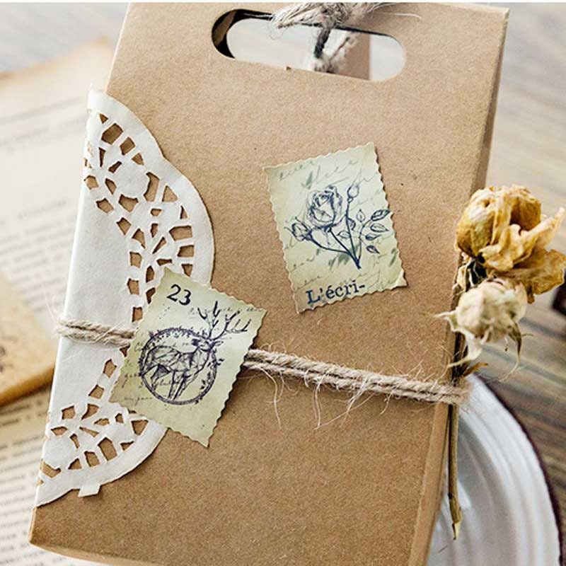 46 Pcs Postage Stamp Sticker Stickers Pack Bullet Journal - Etsy