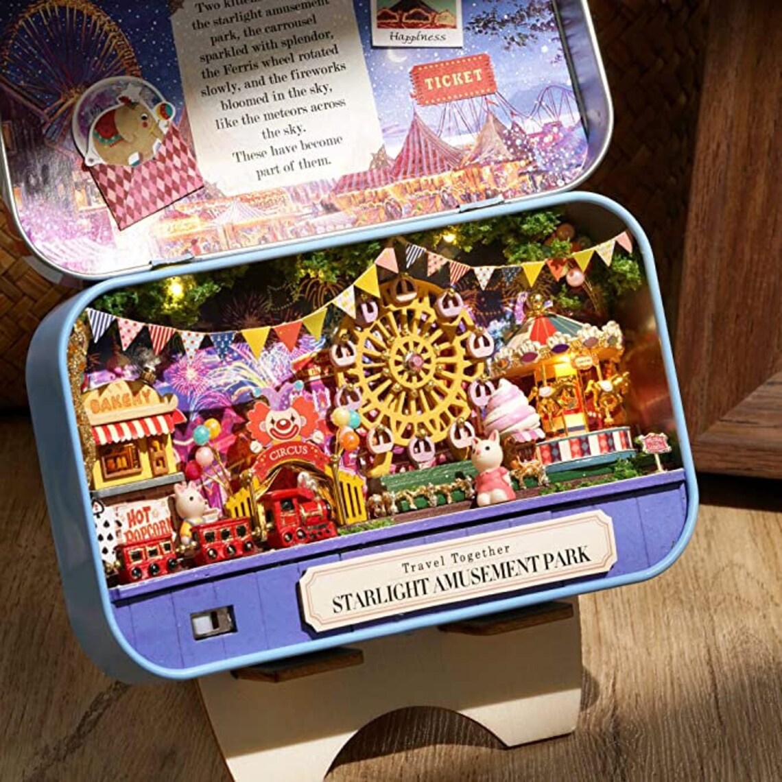 DIY Miniature Dollhouse Tin Box Theatre Starlight Amusement - Etsy