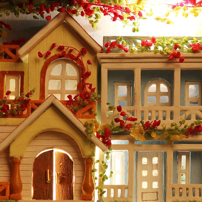 DIY Miniature Dollhouse Tin Box Dream Town Model Box Theater - Etsy