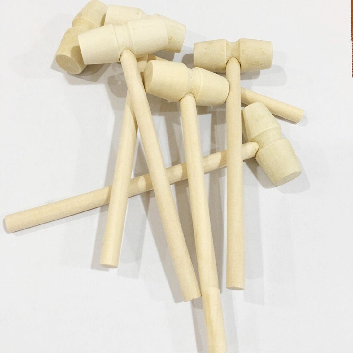 Miniature Wooden Hammer Mallets, 10 Pcs - Etsy