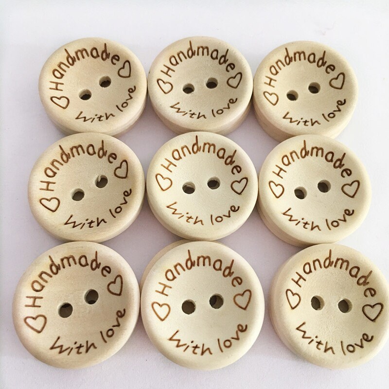 Handmade Wooden Buttons - Etsy