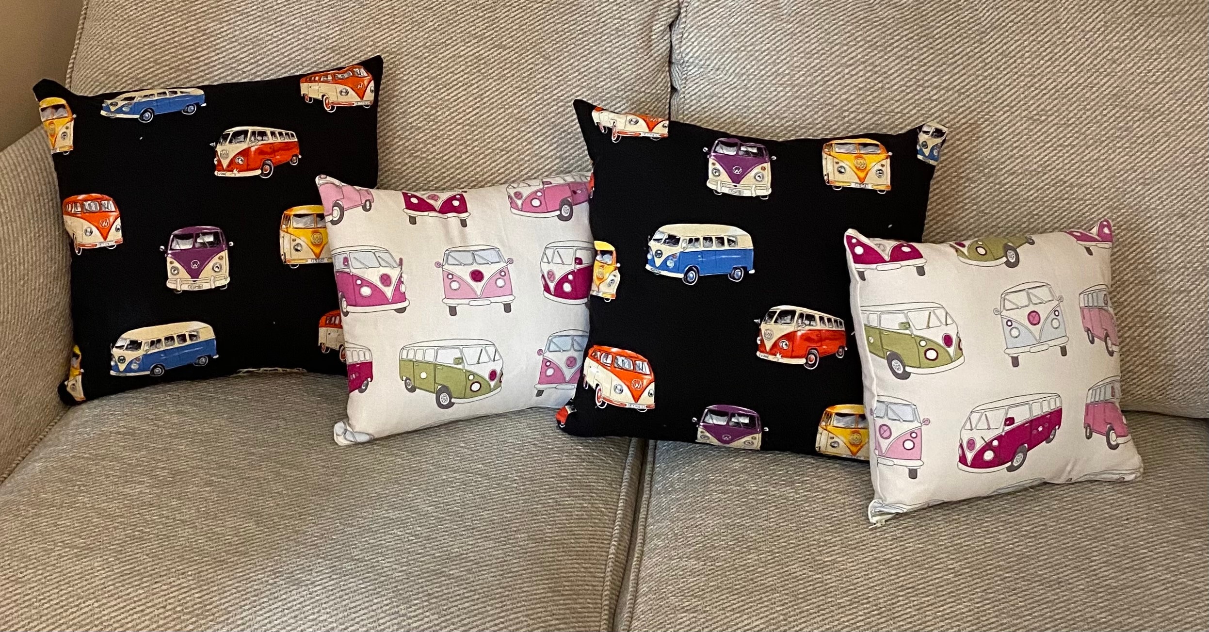 Camper Van Cushions Classic Camper Van Pillows Caravan - Etsy