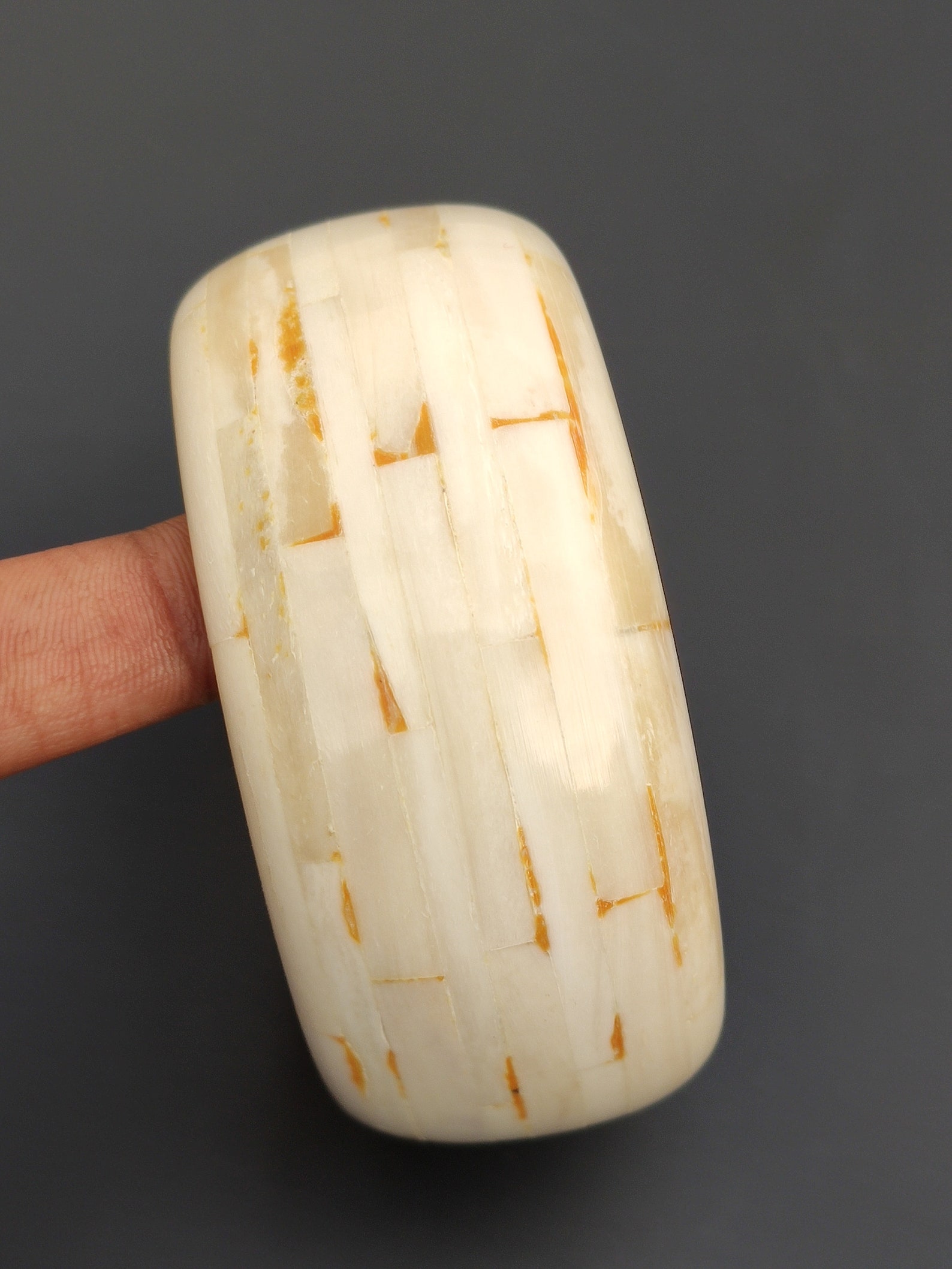 Buffalo Bone Bangle Bracelet, Handcrafted Indian Style - Etsy