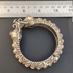 Elephant Face Brass Bracelet Bangle for Women Openable Flexi Vintage ...
