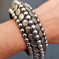 15, Bangle Stack, Pearls, Gold, Crystal, Married Metals, Vintage Monet ...
