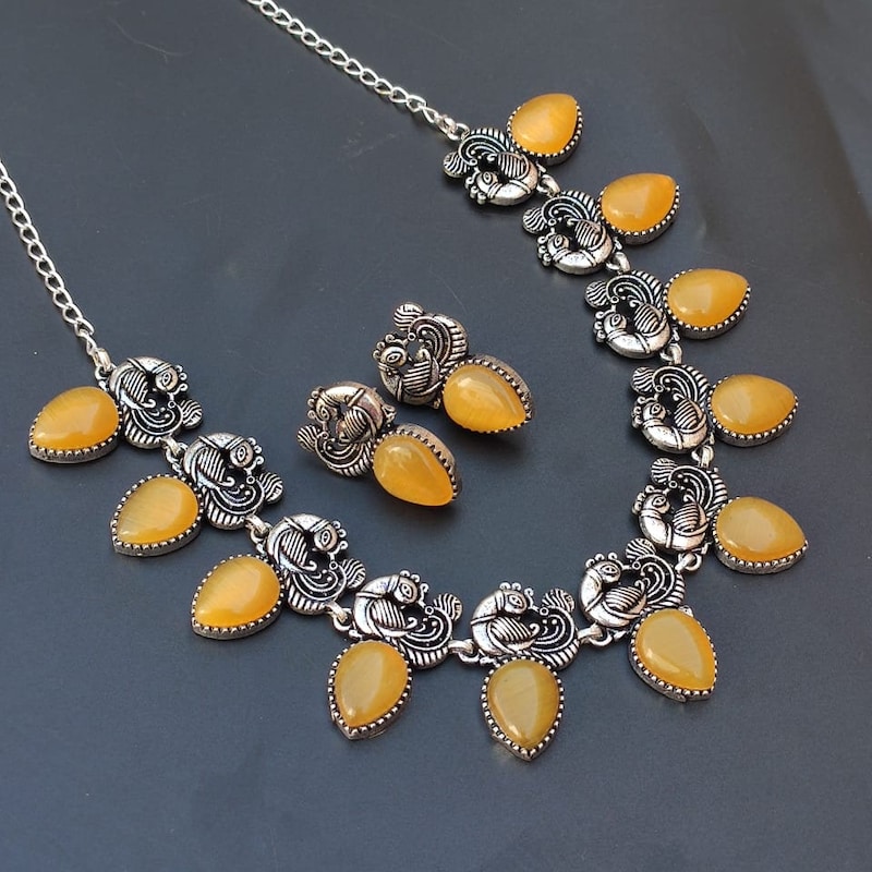 Yellow Jewelry - Etsy