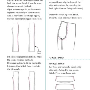 Womens Split Flare Pants | Ylva Stretch Trousers | PDF Sewing Pattern ...