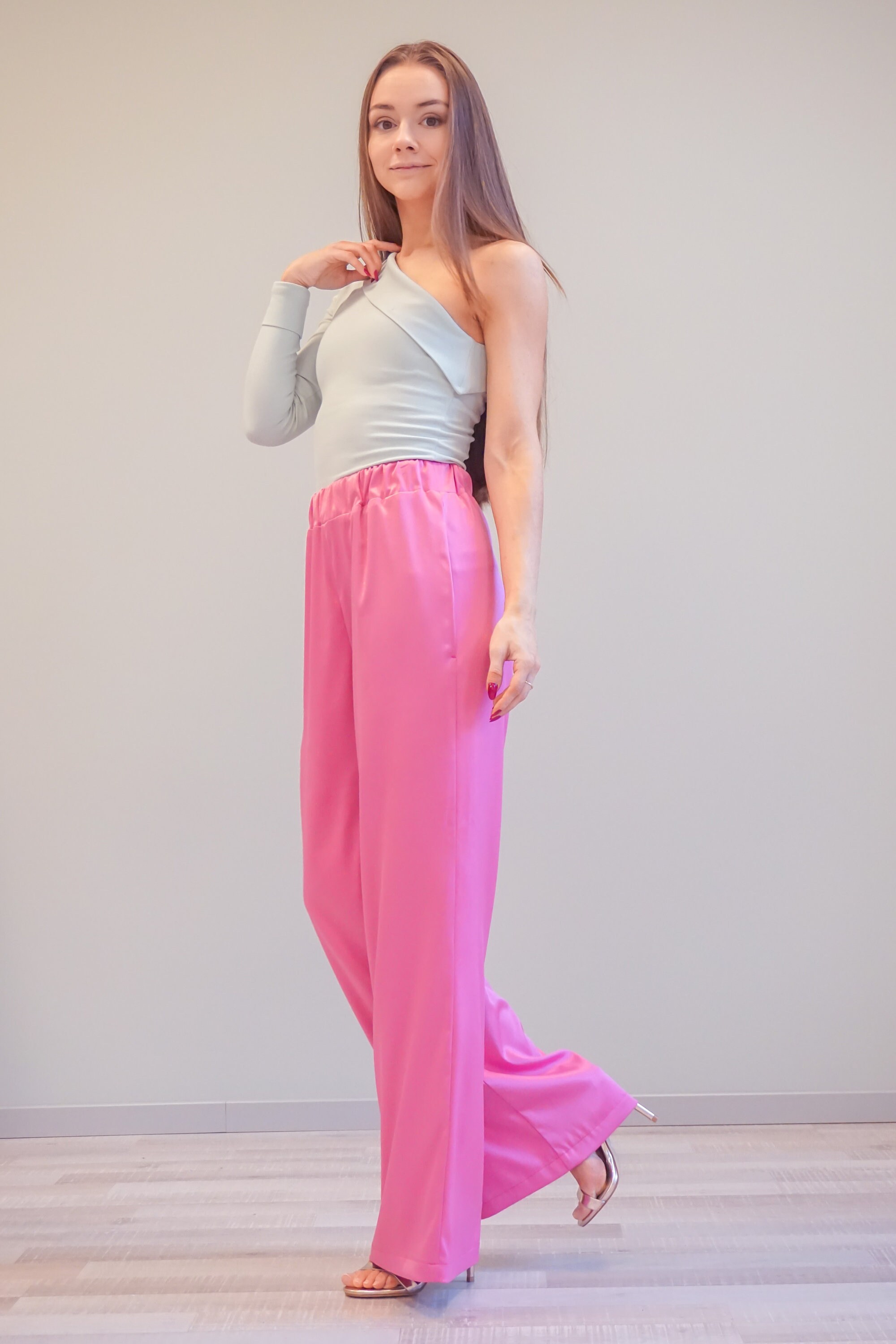 Womens One sleeve mini dress & Top Sofia one shoulder | Etsy