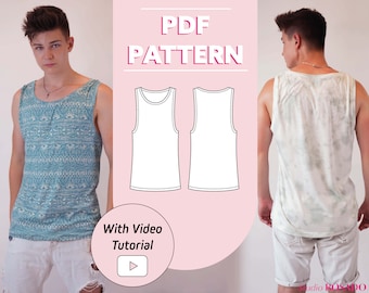 Tank Top Pattern - Etsy