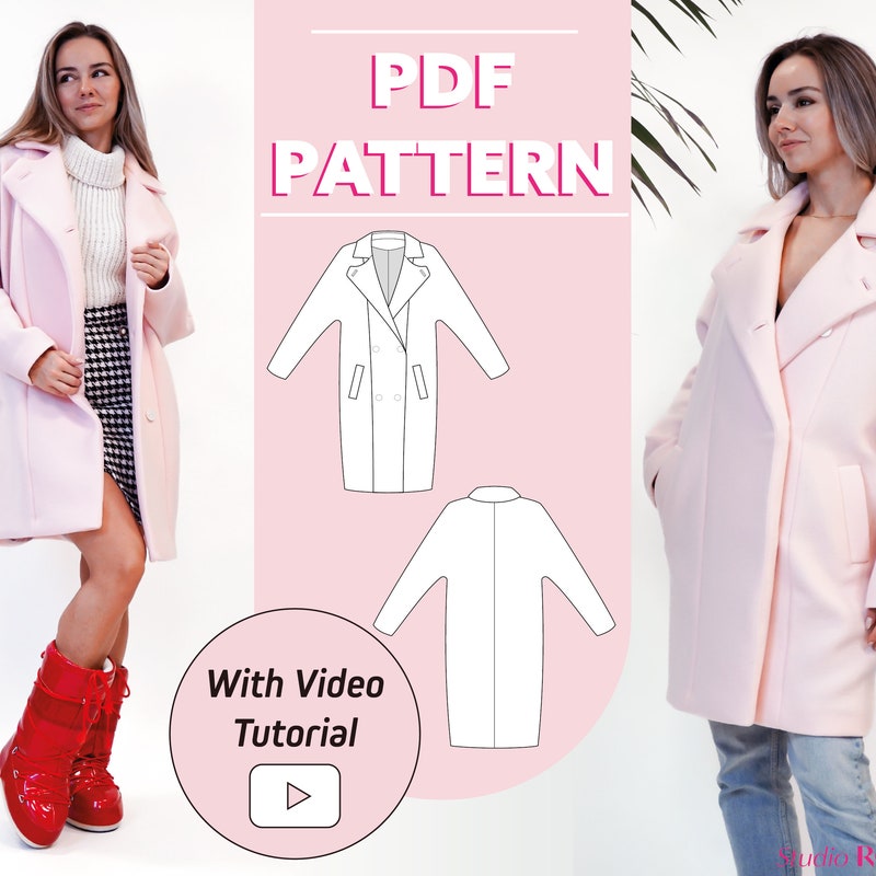 Wrap Coat Pattern - Etsy