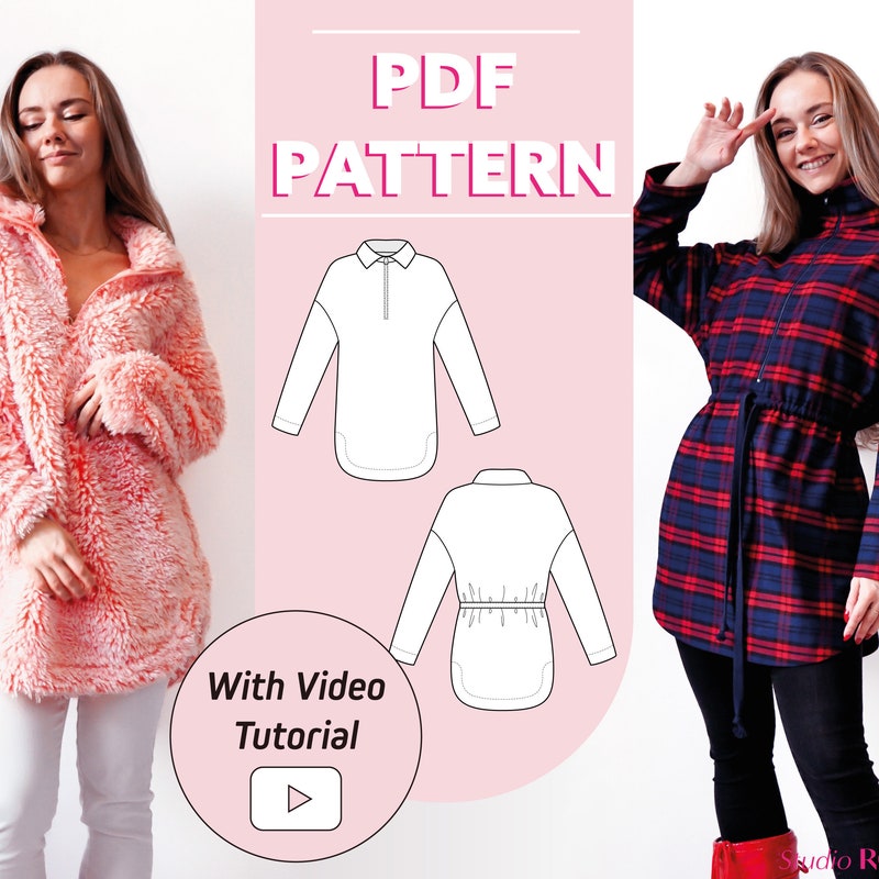 Pullover Sewing Pattern - Etsy