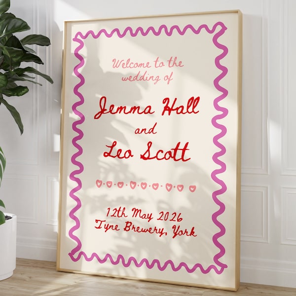 Hen Do Welcome Sign Template, Daisy Floral Hand Drawn Hen Party Sign ...