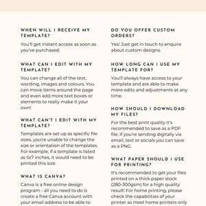 Pink Orange Wavy RSVP Card Template, Hand Painted Wavy Border RSVP, Editable Wedding Stationary ...