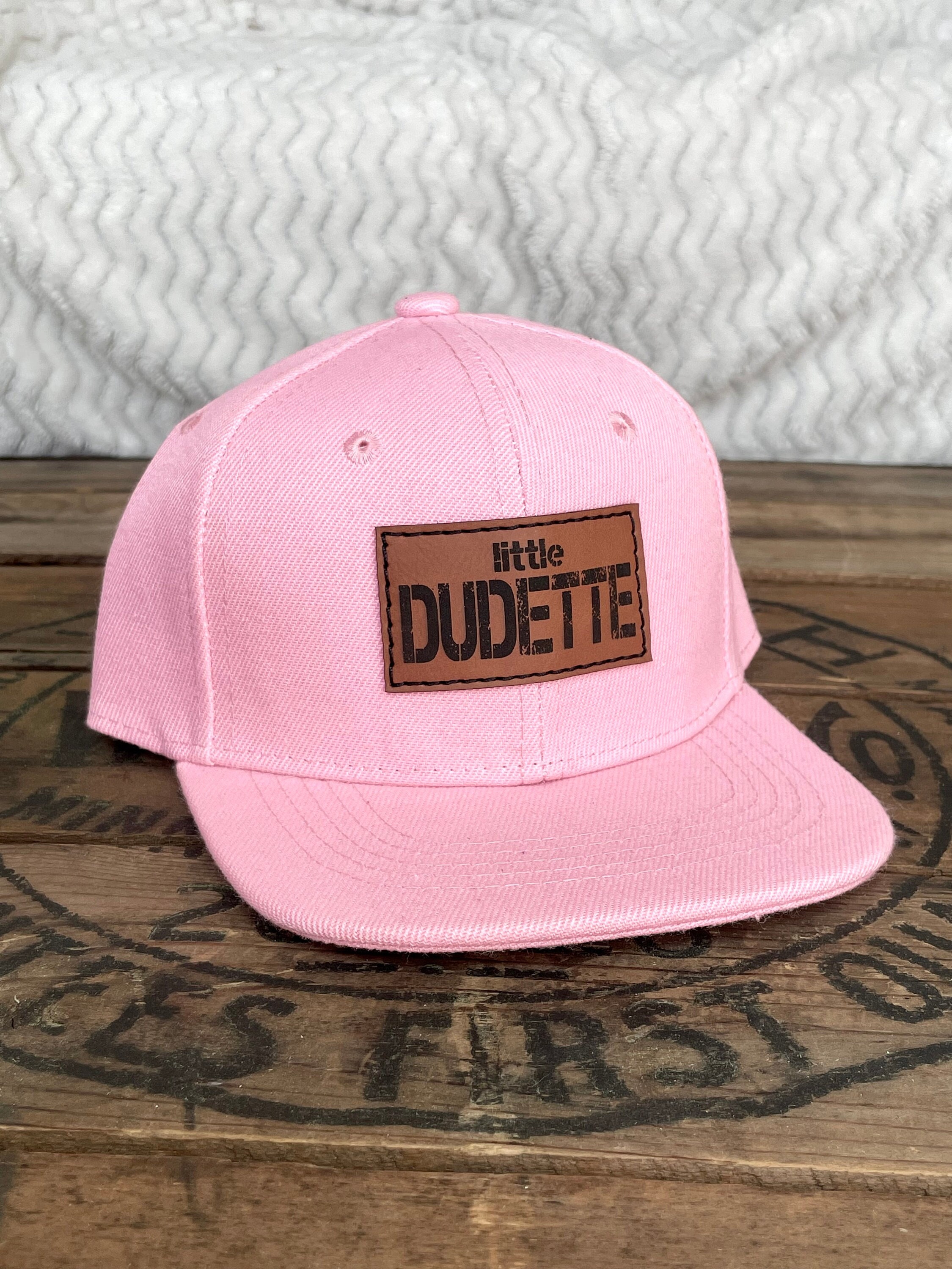 Little Dudette Kids Hat | Little Sister Snapback Cap Baby/toddler or ...