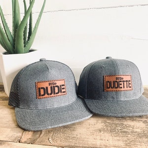 Little Dudette Kids Hat | Little Sister Snapback Cap Baby/toddler or ...