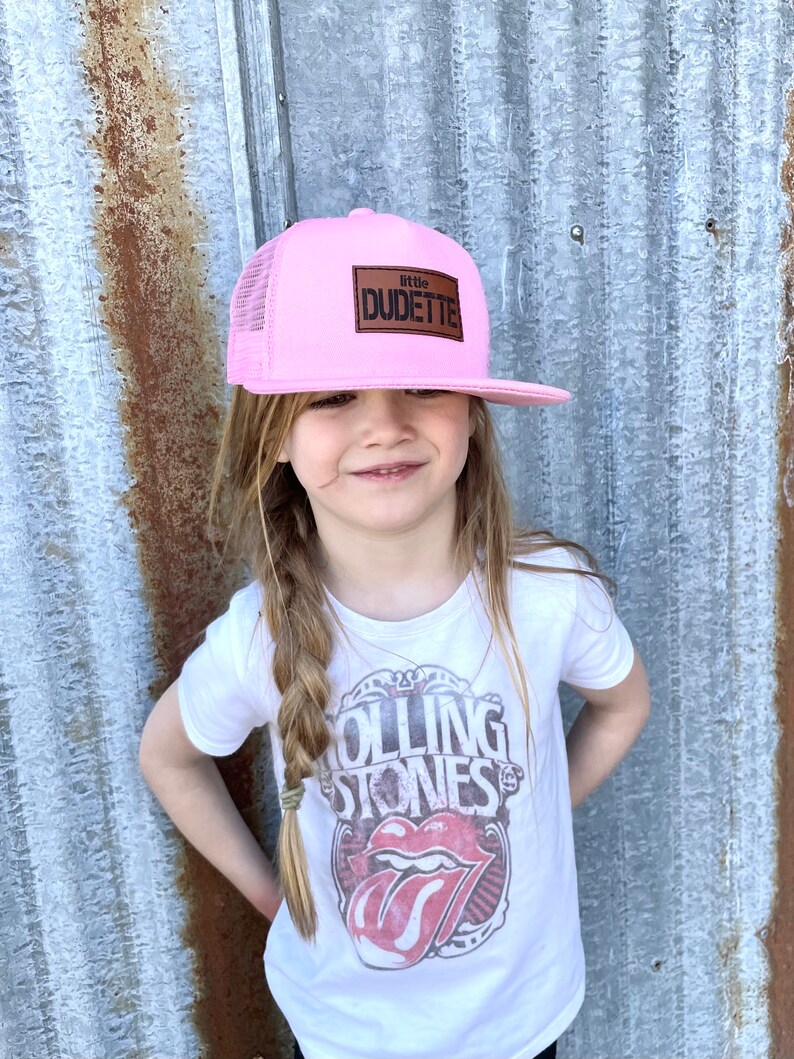 Little Dudette Kids Hat | Little Sister Snapback Cap Baby/toddler or ...