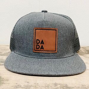 Dad / Dada Snapback Hat, Father’s Day Cap, Da Da Trucker Hat, New Dad ...