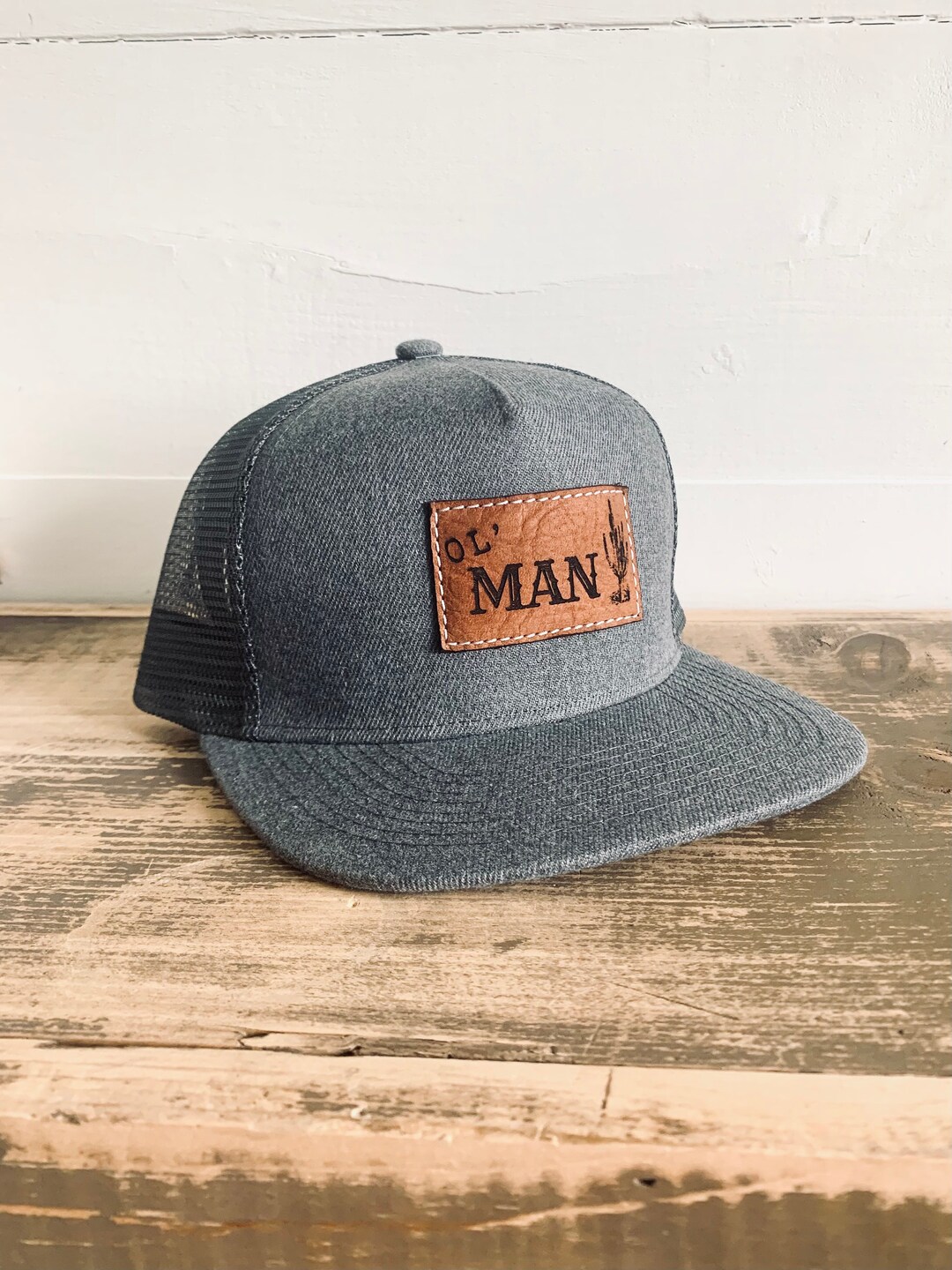 Dad Snapback Hat | Ol’ Man Trucker Cap | Cactus Hat | Father’s Day Gift ...