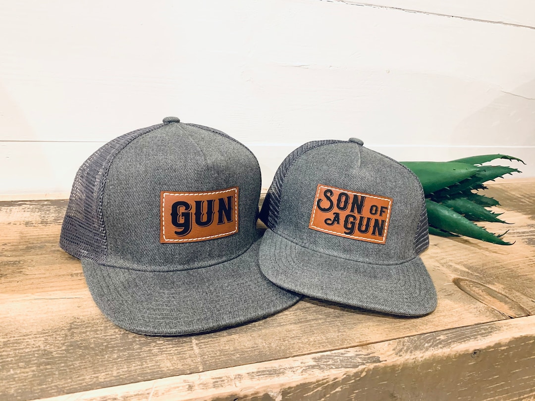 Dad & Kids Matching Hats, Son of a Gun, Father Son Snapback Flat Bill ...