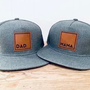 Dad / Dada Snapback Hat, Father’s Day Cap, Da Da Trucker Hat, New Dad ...