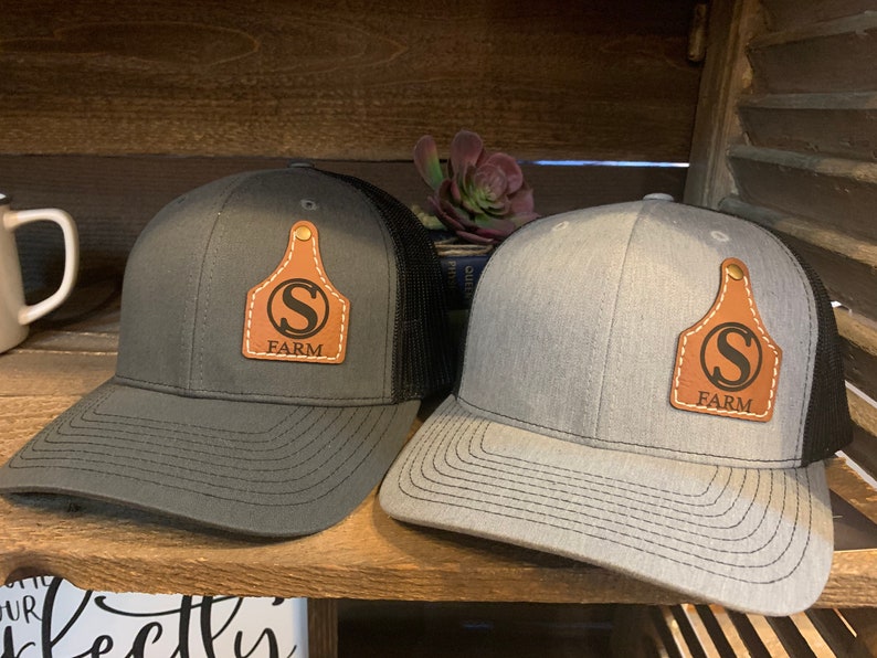 Customizable Cow Tag Hat Adult Cattle Tag Cap Richardson | Etsy
